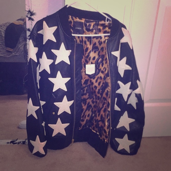 Joyrich | Jackets & Coats | Joyrich Starred Leather Jacket | Poshmark
